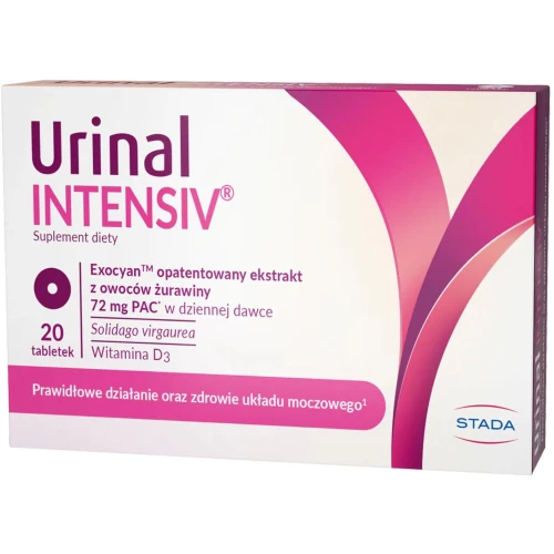 Urinal Intensiv, 20 tabletek - cena, opinie - Centralna Apteka Internetowa